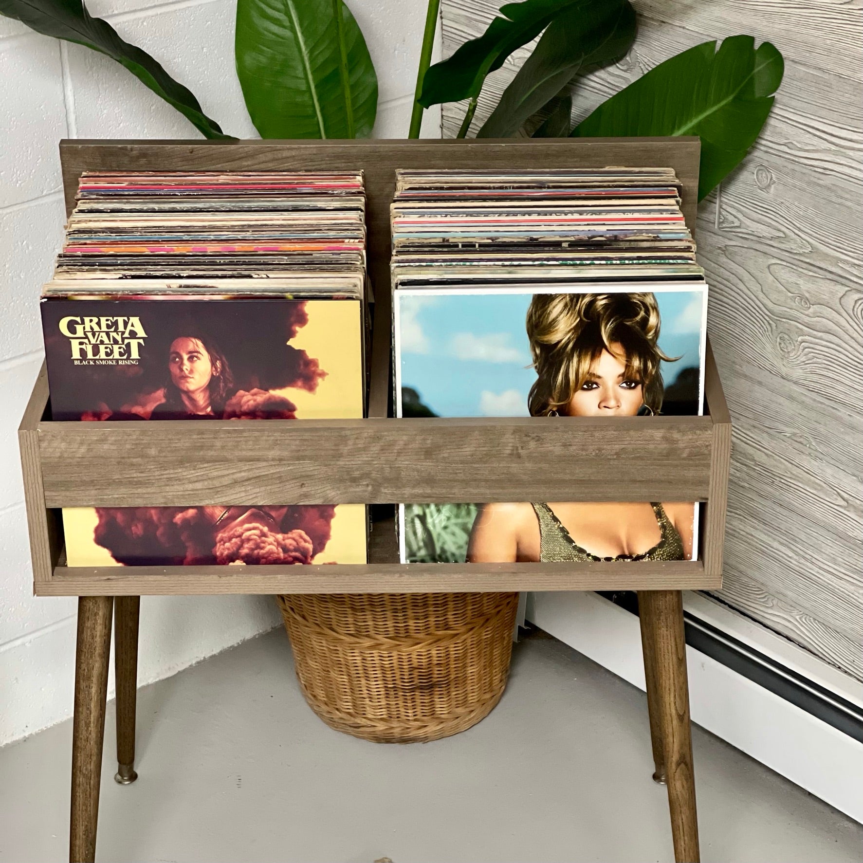 DUAL DISPLAY Record Album Storage Stand | ASHE-M The... – The Vintedge Co.
