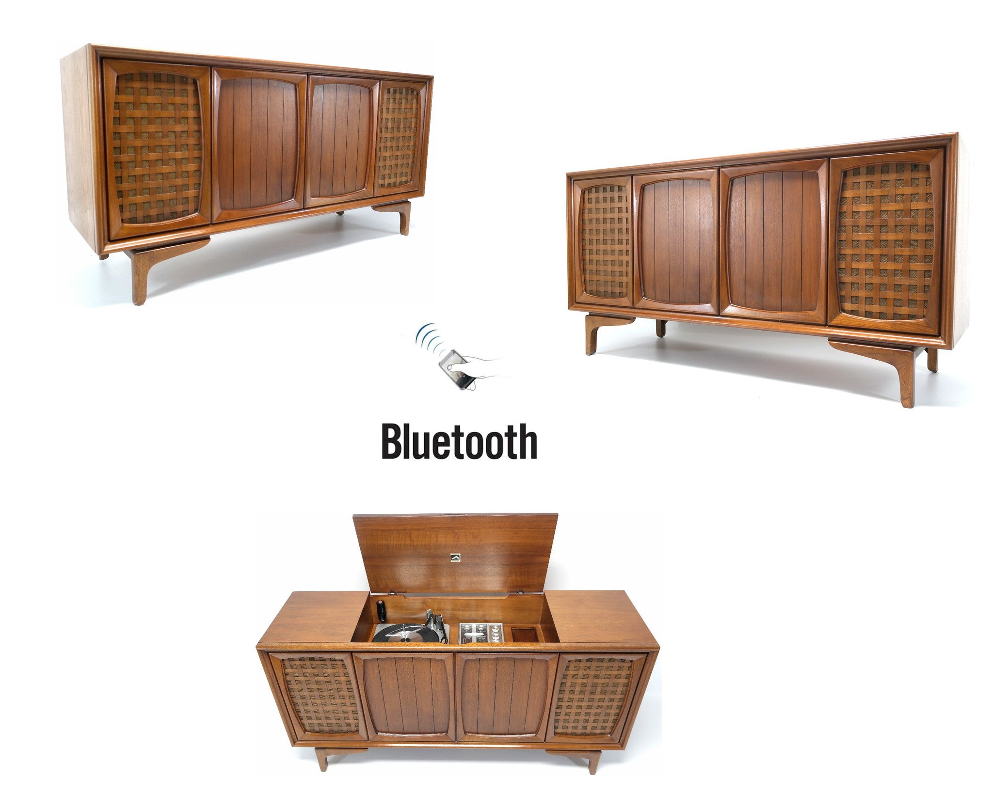 Mid Century Modern RCA STEREO CONSOLE - 50's - Mid... – The Vintedge Co.