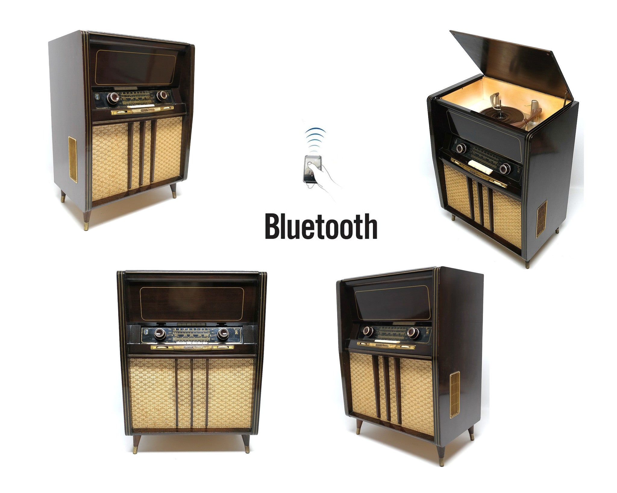 Mid Century Modern Hi Fi Grundig Console - Bluetooth -... – The ...