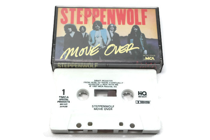 STEPPENWOLF - Vintage Cassette Tape - MOVE OVER The... – The Vintedge Co.