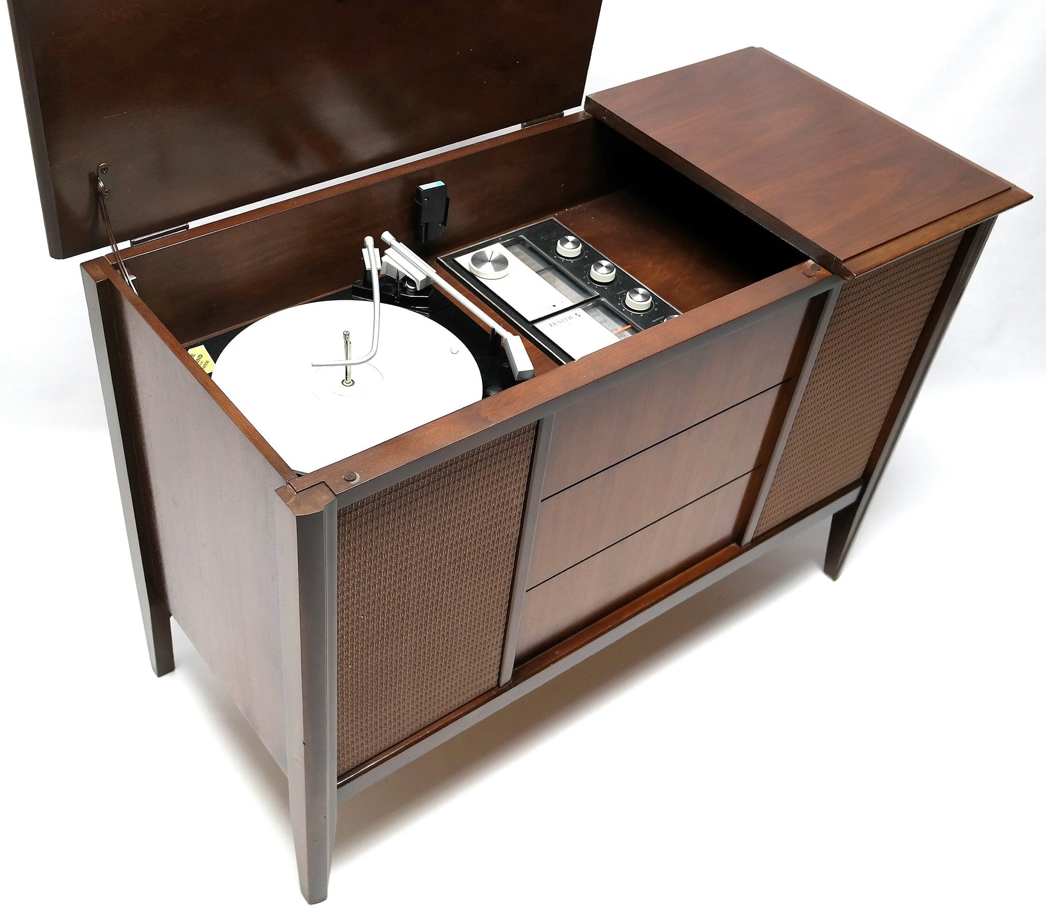 Zenith Mini Stereo Console Vintage Record Player with... – The Vintedge Co.