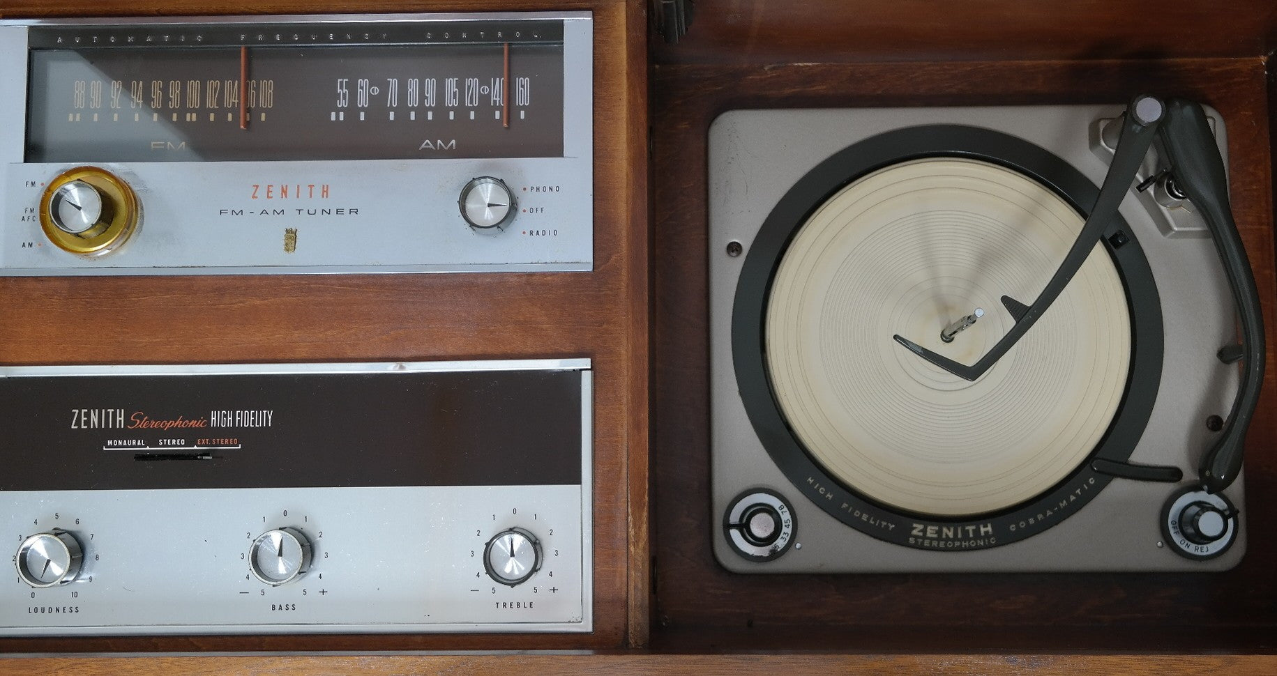 Mid Century Modern Stereo Zenith Console Record Changer -... – The ...