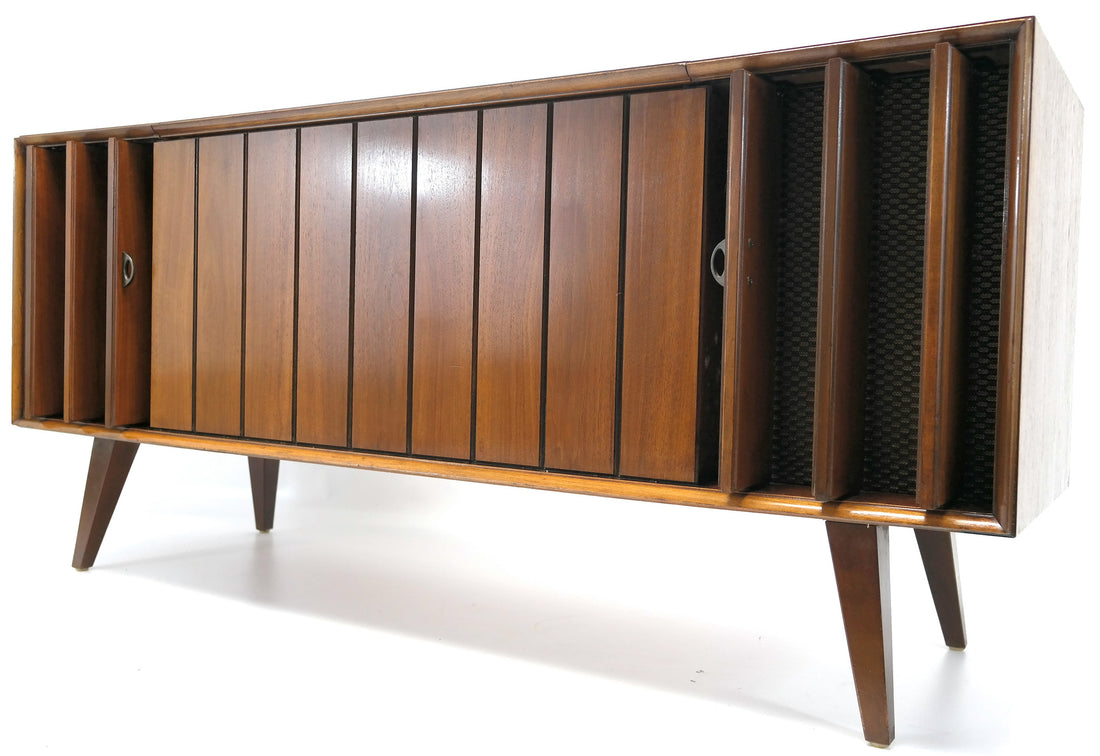 MCM STEREO - 60's - Mid Century Console Record Player -... – The ...