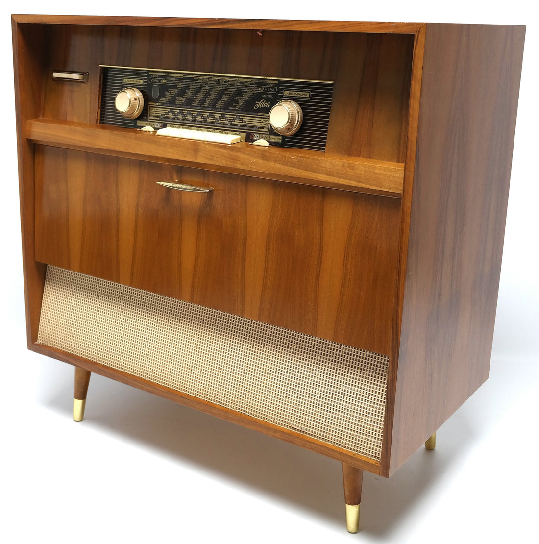 MCM - 60's GERMAN Silva - Mid Century Console Record... – The Vintedge Co.
