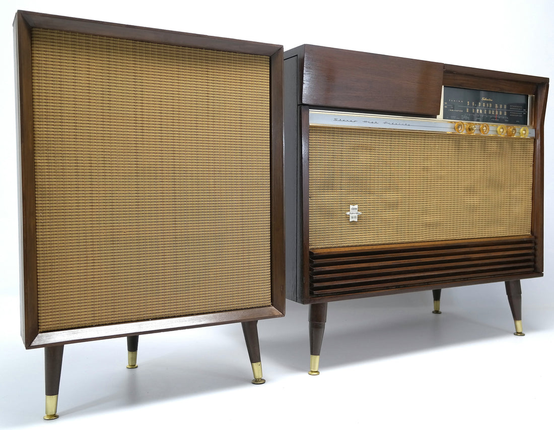 Mid Century Modern STEREO CONSOLETTE - 60's - Record... – The Vintedge Co.